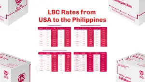 LBC Express USA to Philippines Rates - January 2026 - LBC TRACKING