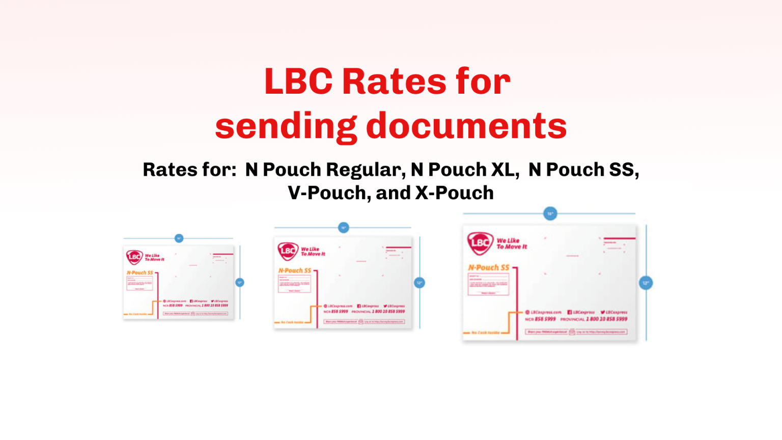 LBC Rates for Sending Documents December 2025 - LBC TRACKING